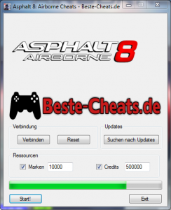 Asphalt 8: Airborne Cheats - Marken und Credits - Beste-Cheats.de