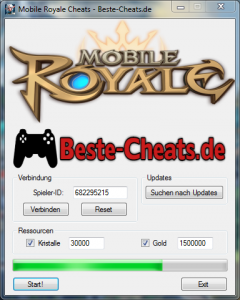 Mobile Royale Cheats - Kristalle und Gold - Beste-Cheats.de