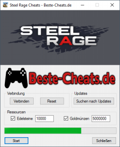 Steel Rage Cheats - Edelsteine und Goldmünzen | Beste-Cheats.de