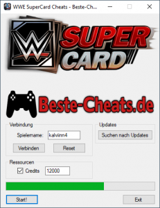 WWE SuperCard - Credits Cheats - Beste-Cheats.de